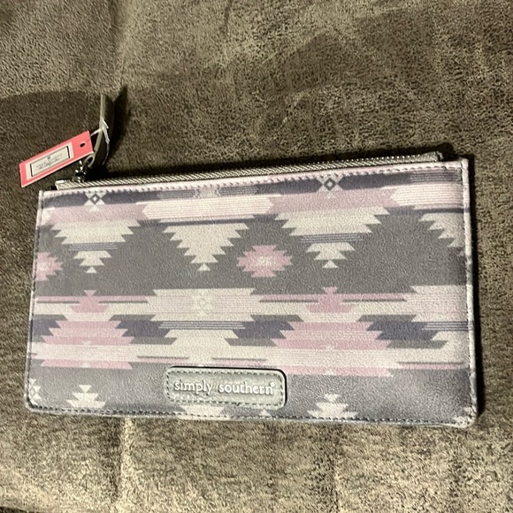 Simply Southern | Bags | Nwt Simply Southern Aztec Zippered Clutch ...